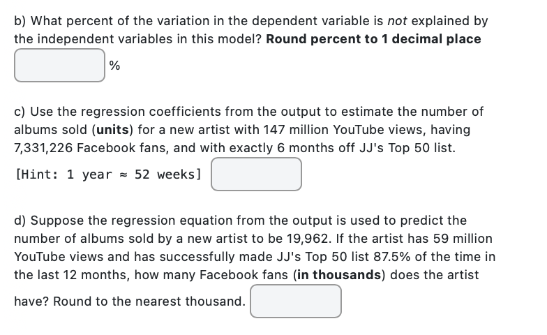 Solved Based on the information above, please solve and | Chegg.com