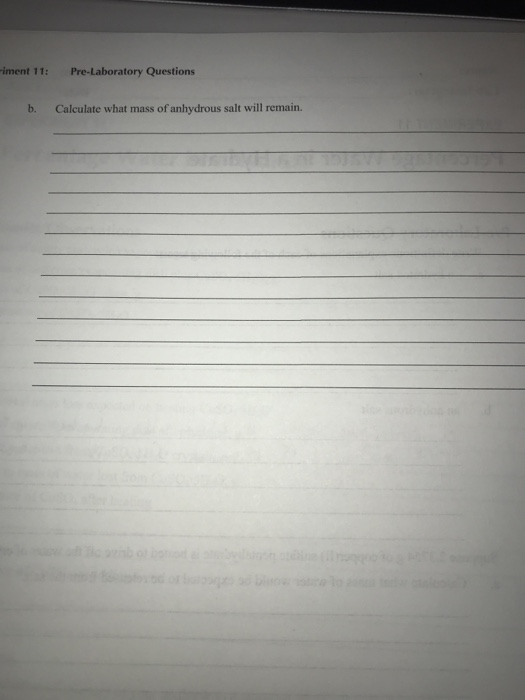 Solved Section: Name: Lab Instructor: Date: EXPERIMENT 11 | Chegg.com