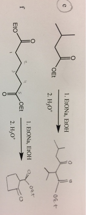 Solved 0 1. EtONa, EtOH OEt 2. H3O* EtO 2. H3O | Chegg.com