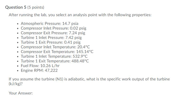 Solved Question 5 (5 points) After running the lab, you | Chegg.com