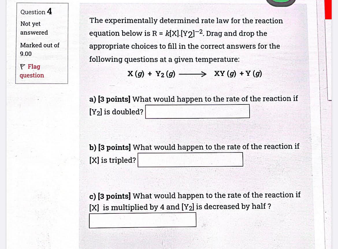 Solved The experimentally determined rate law for the | Chegg.com