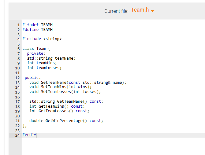 Solved Please help in C++ I'm receiving an error in my code | Chegg.com