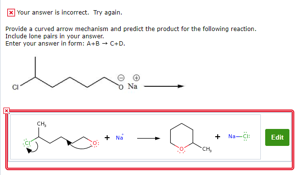 Solved x Your answer is incorrect. Try again. Provide a | Chegg.com