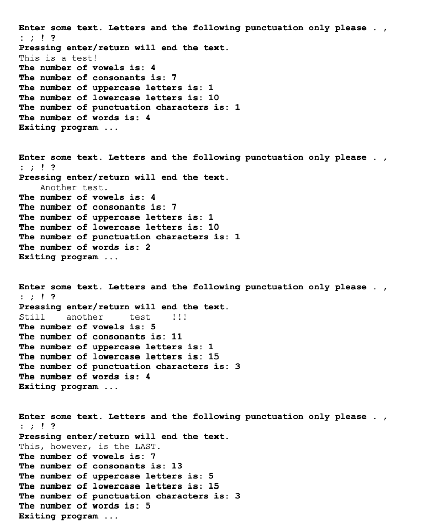 Solved Program Objective Write a program that asks the user | Chegg.com