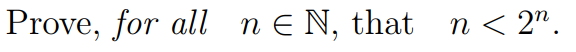 Solved Prove, for all n∈N, that n