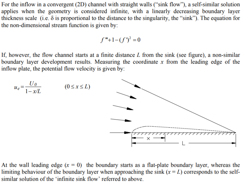 consider the approach of computing the boundary layer | Chegg.com