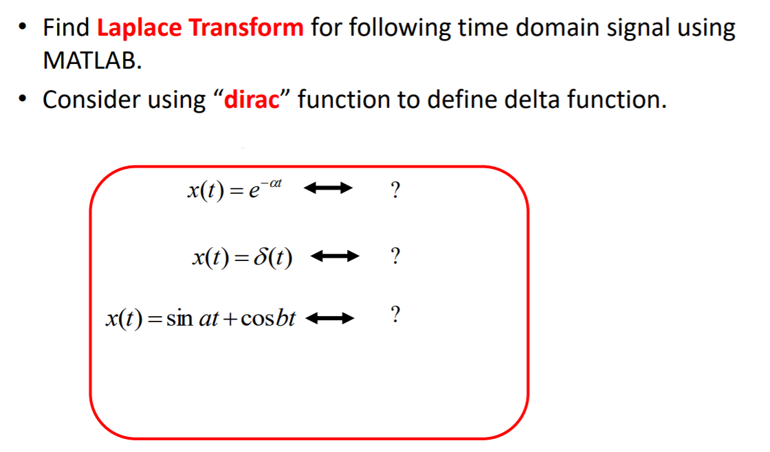 Solved Find Laplace Transform for following time domain | Chegg.com