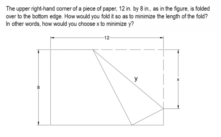 Solved The upper right-hand corner of a piece of paper, 12 | Chegg.com