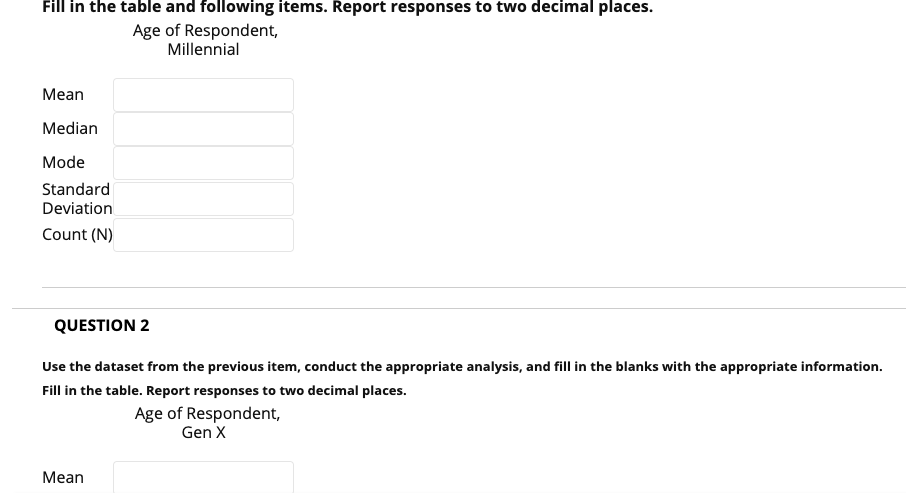 Solved QUESTION 1 Use the attached dataset, conduct the | Chegg.com