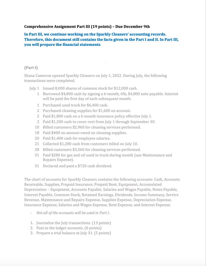 Solved I need help answering Part III please see attachments | Chegg.com