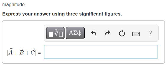 Solved components Express your answers using three | Chegg.com