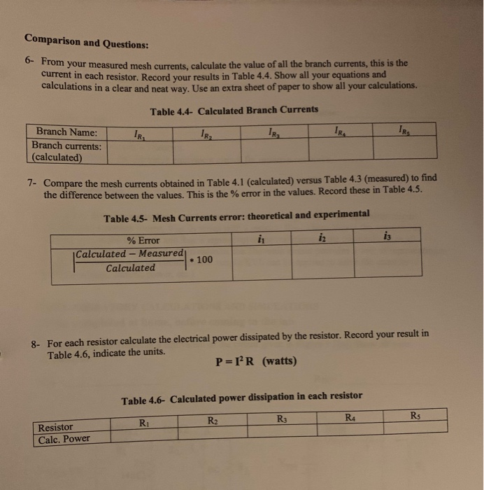Solved 2- Set the two independent power sources to Vsi 6V | Chegg.com
