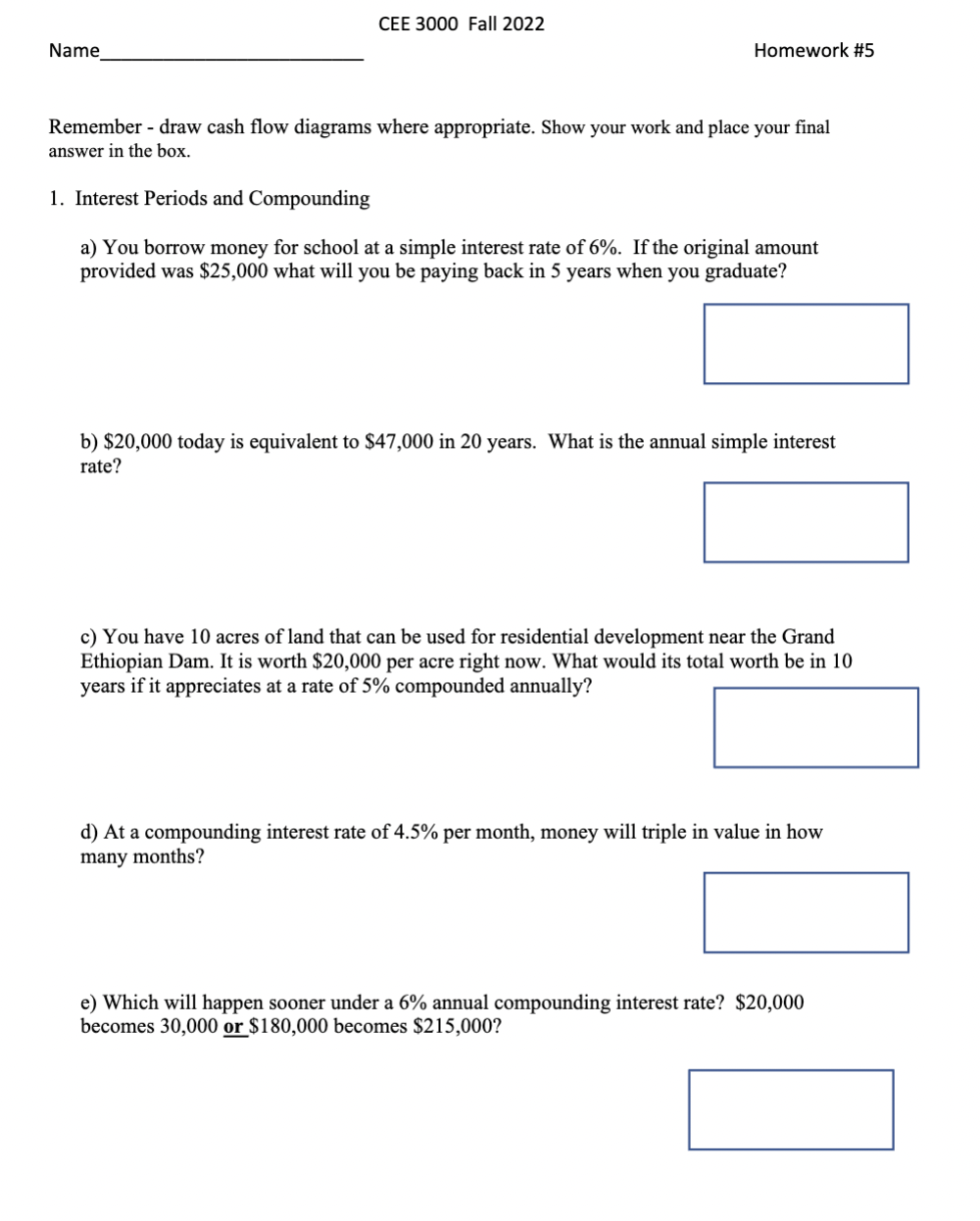 Solved b) $20,000 today is equivalent to $47,000 in 20 | Chegg.com