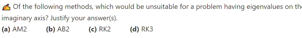 Solved Of the following methods, which would be unsuitable | Chegg.com