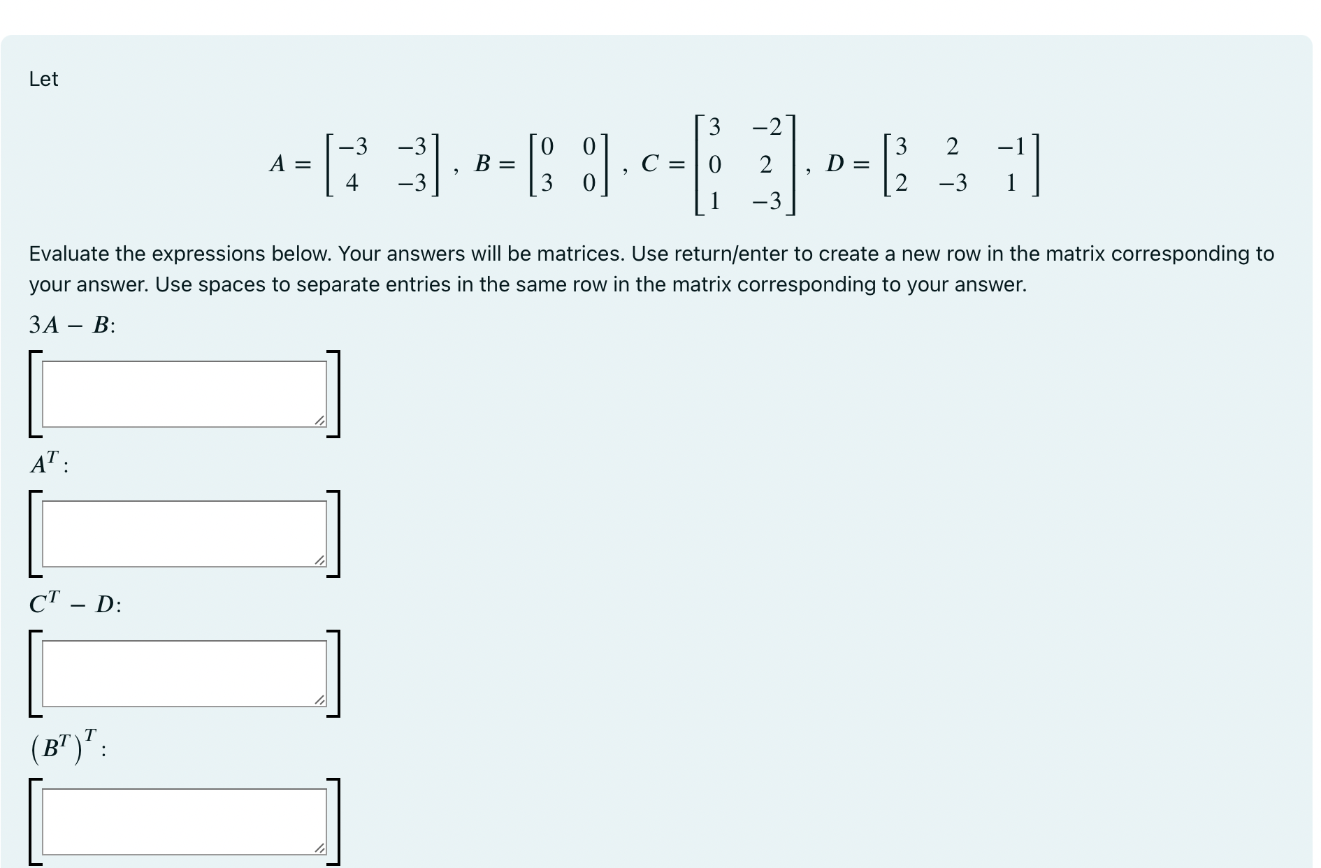 Solved Question | Chegg.com