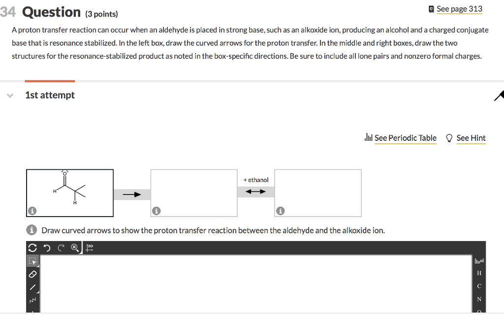 Solved +ethanol Draw curved arrows to show the proton | Chegg.com