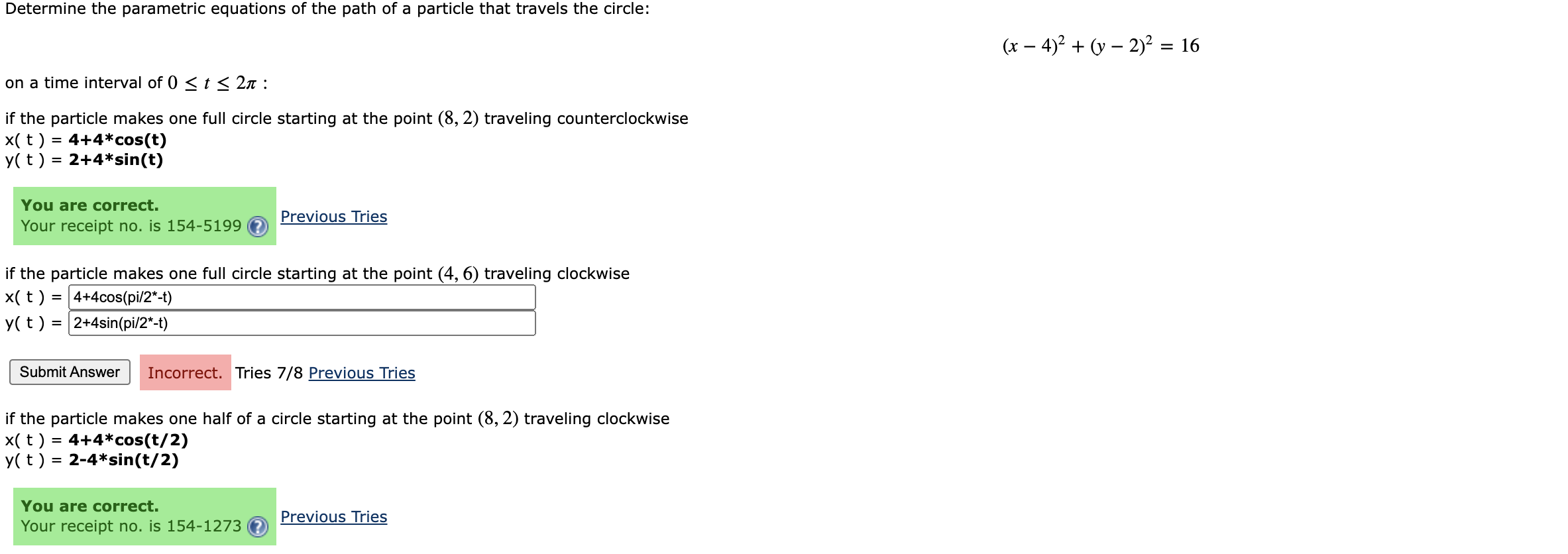 Solved I am having trouble with second problem in this, | Chegg.com