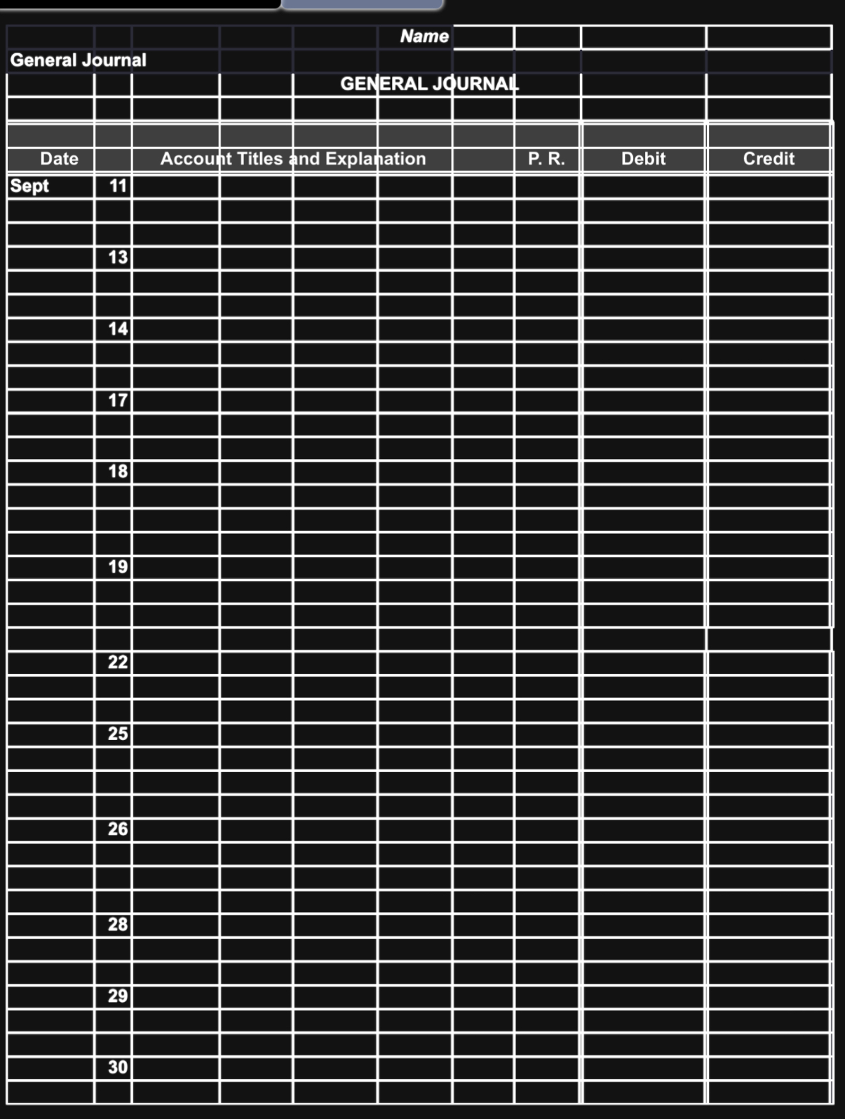 Solved Look at the calendar and make a journal entry for | Chegg.com