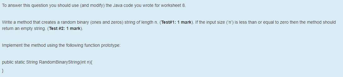 Solved To answer this question you should use (and modify) | Chegg.com