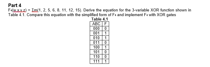 Solved Simplify The Given Boolean Function Using A Kamaugh 2870