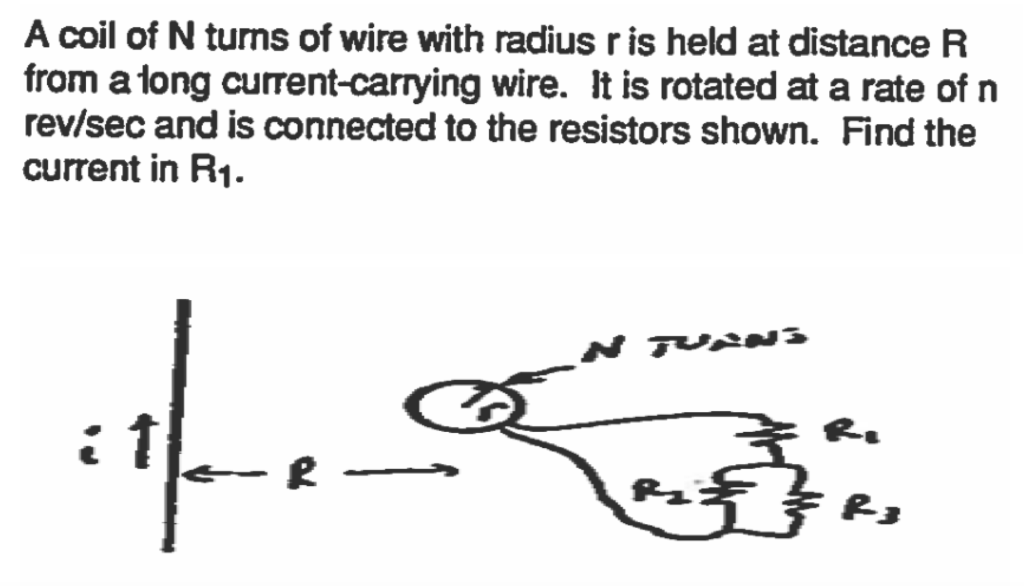 Solved A coil of N turns of wire with radius r is held at | Chegg.com