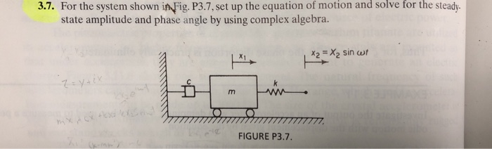Solved 3.7. For the system shown in/Fig. P3.7, set up the | Chegg.com