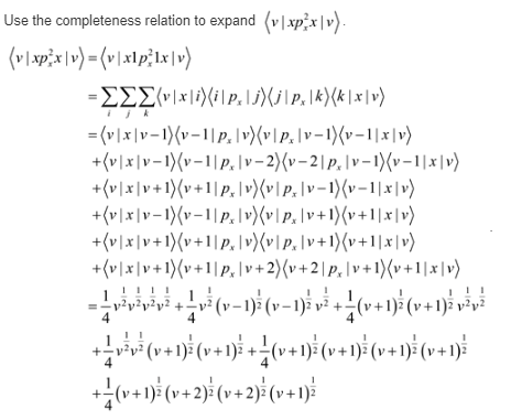 Solved Can you explain how to use the completeness relation | Chegg.com