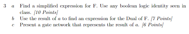 Solved 3 a Find a simplified expression for F. Use any | Chegg.com