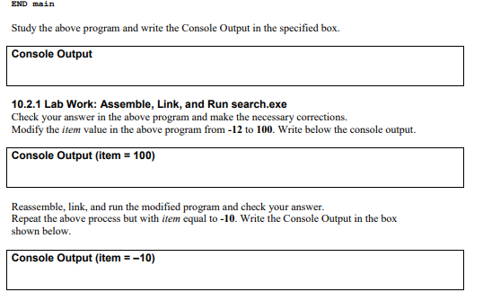 Solved 10.2 Lab Work: Linear Search of an Integer Array The | Chegg.com
