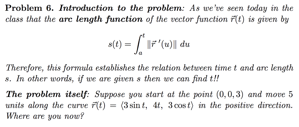 Solved Problem 6. Introduction to the problem: As we've seen | Chegg.com