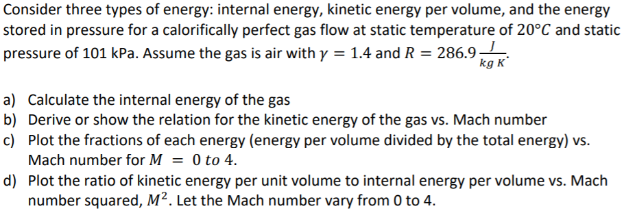 Consider three types of energy: internal energy, | Chegg.com