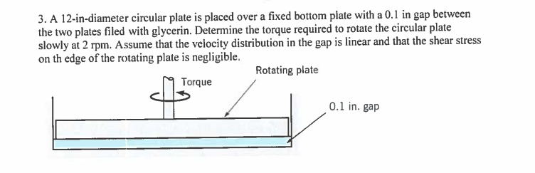 Solved 3. A 12-in-diameter circular plate is placed over a | Chegg.com