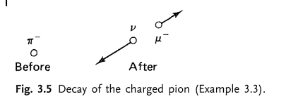 Solved A pion at rest decays into a muon plus a neutrino(in | Chegg.com