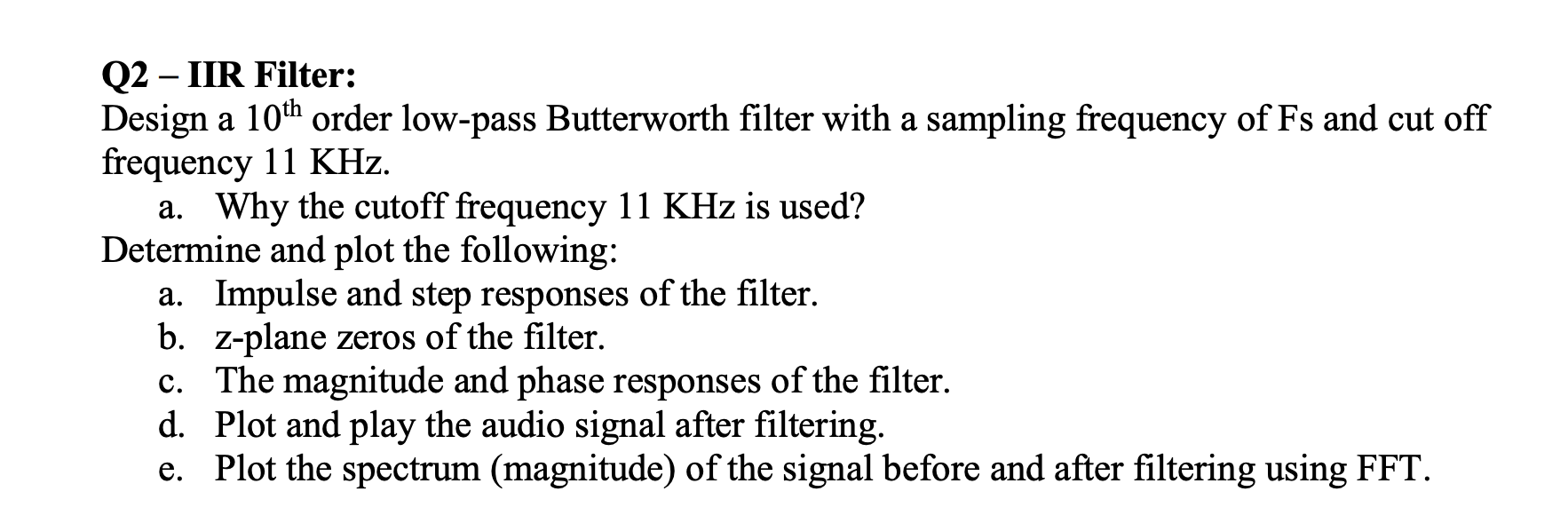 Solved PLEASE HELP the course is digital signal | Chegg.com