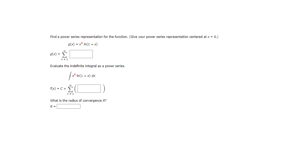 Solved Find a power series representation for the function. | Chegg.com