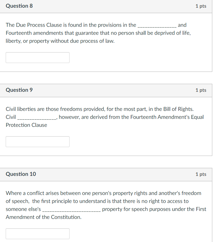 Solved ourses/35265/quizzes/222239/take signment will only | Chegg.com