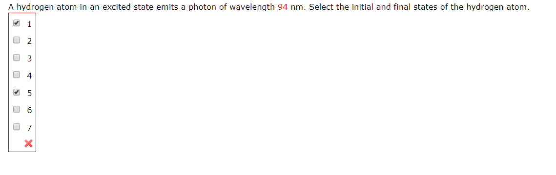 Solved A Hydrogen Atom In An Excited State Emits A Photon Of