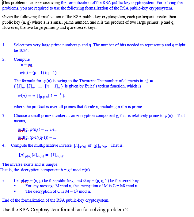 Solved This Problem Is An Exercise Using The Formalization 