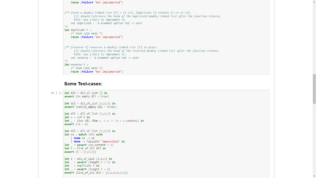 Solved Problem 1 Implement more functions for the doubly | Chegg.com