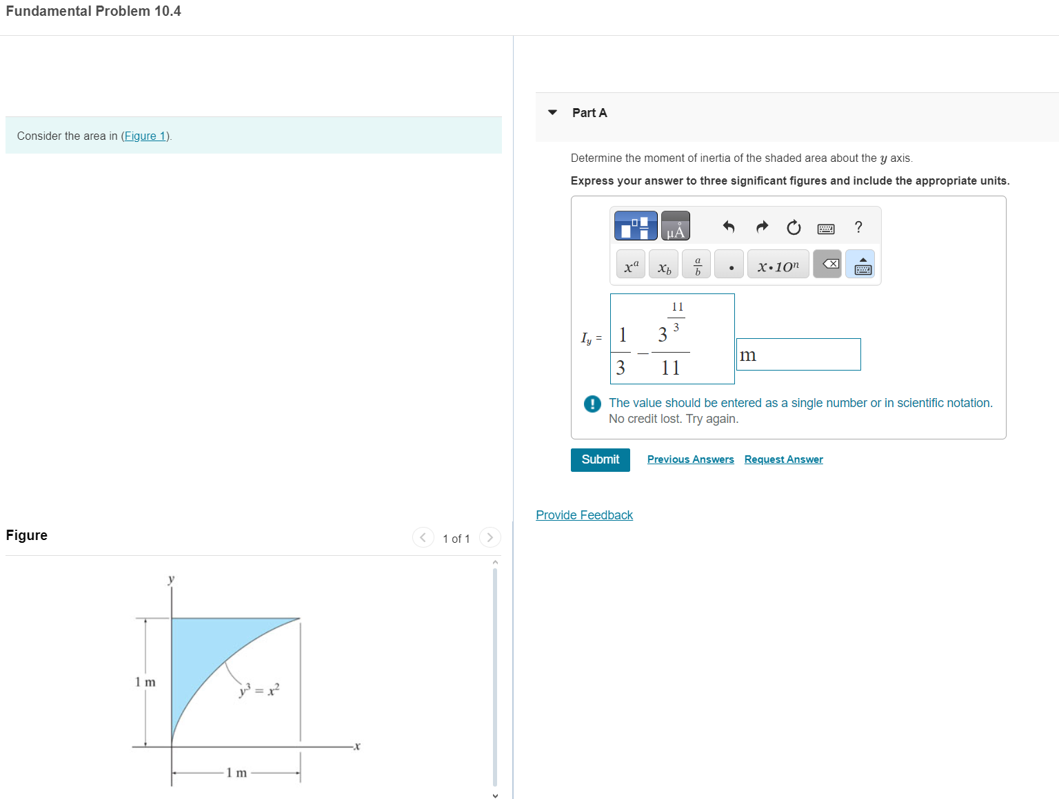 Solved Consider the area in (Figure 1).Part ADetermine the | Chegg.com