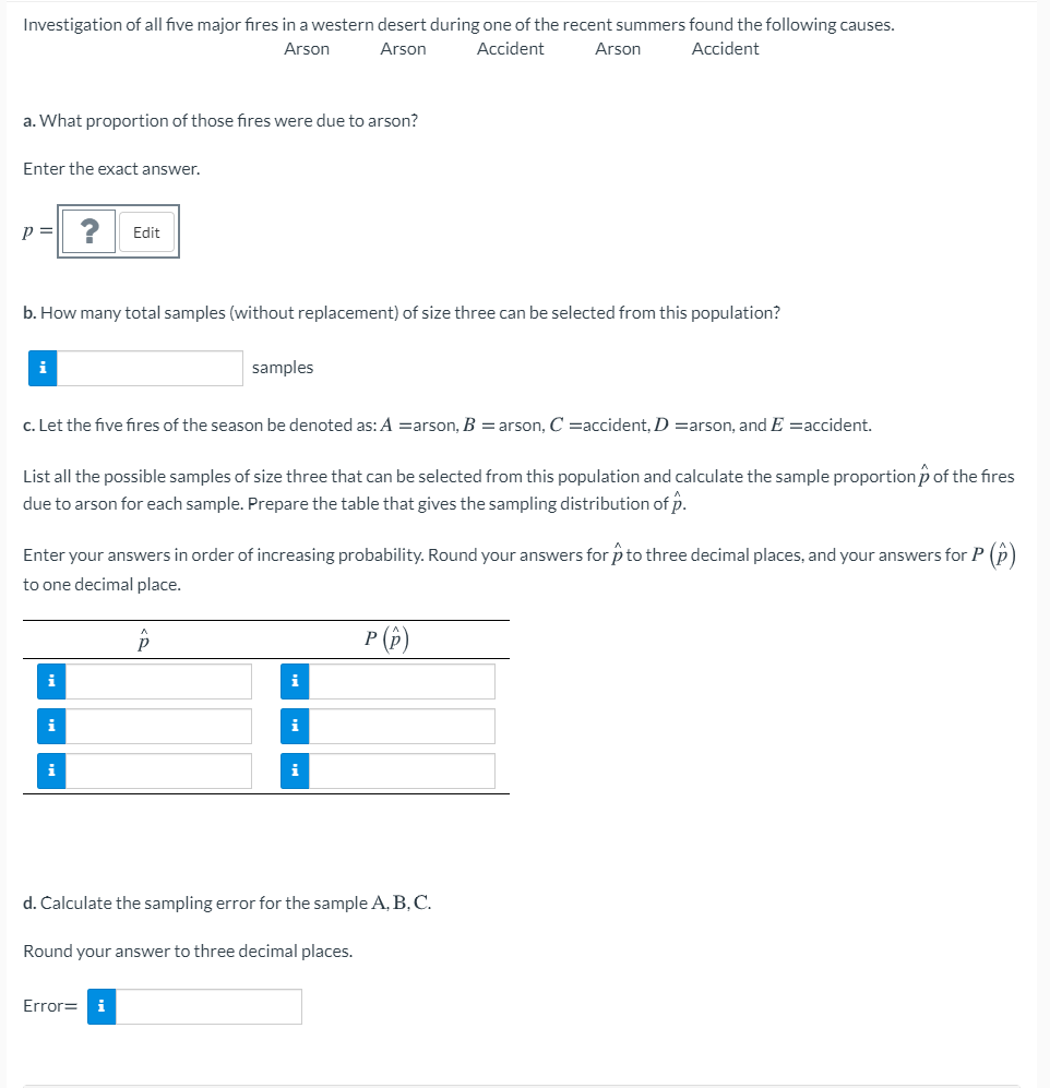 Solved Investigation of all five major fires in a western | Chegg.com
