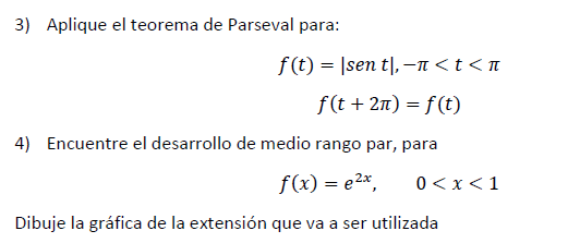 Solved 3) Aplique el teorema de Parseval para: f(t) = |sen | Chegg.com