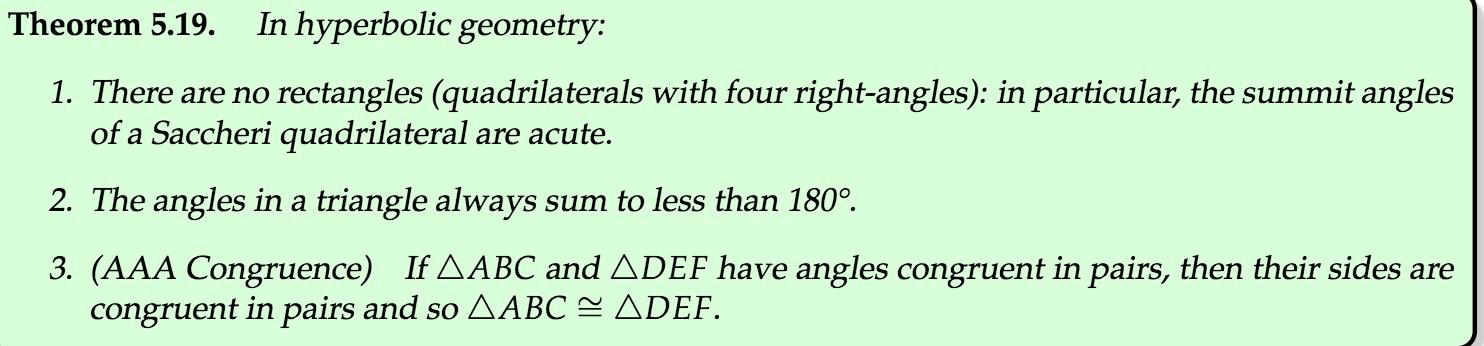 Solved 5. We prove the AAA congruence theorem (Theorem5.19, | Chegg.com