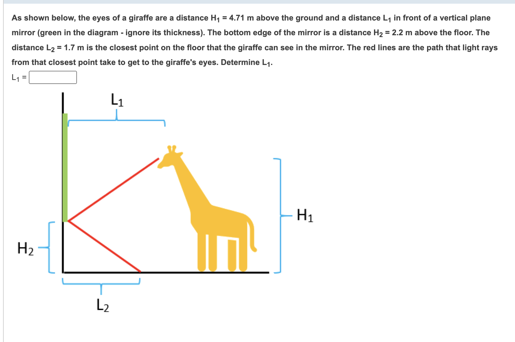 Solved As shown in the diagram below, two mirrors meet at an | Chegg.com