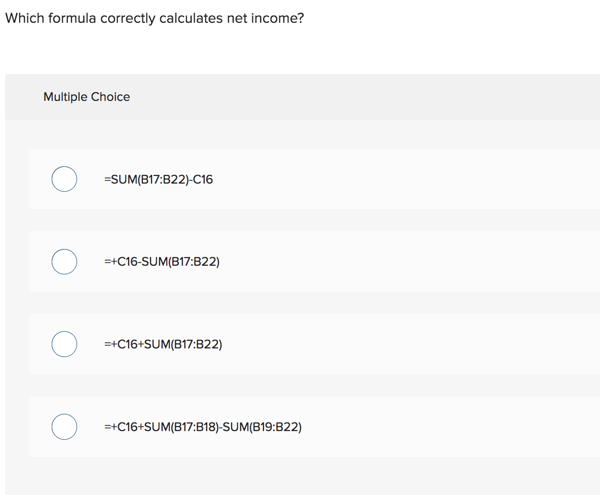 Solved Applying Excel 5: Calculating net sales Which formula | Chegg.com