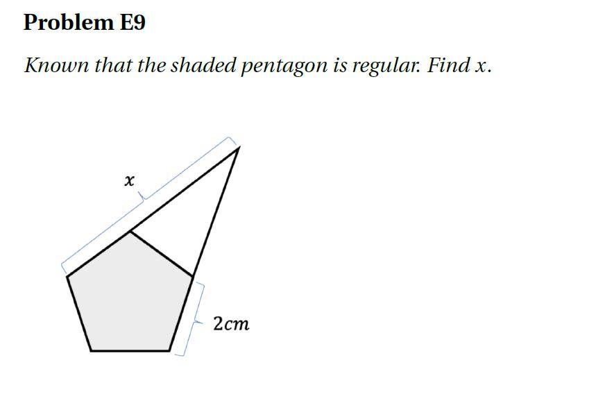 Solved If the polygon below is format by 5 equal rhombus. | Chegg.com