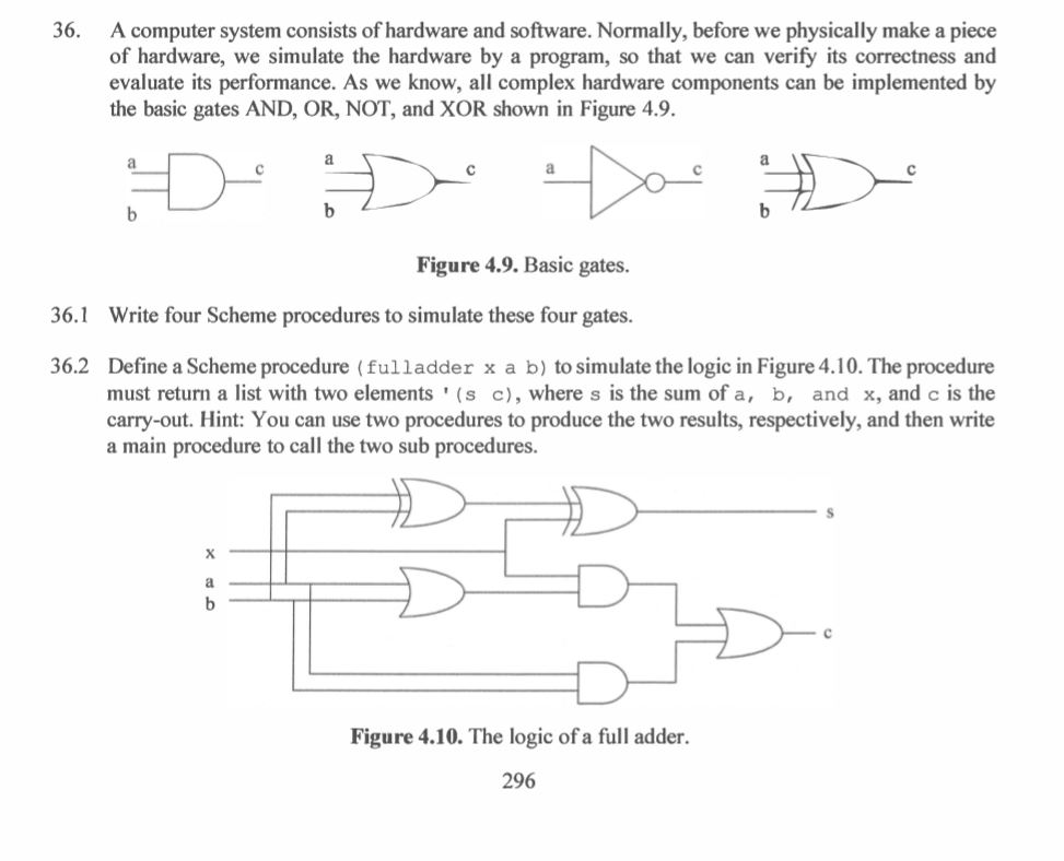 Solved 36. A computer system consists of hardware and | Chegg.com