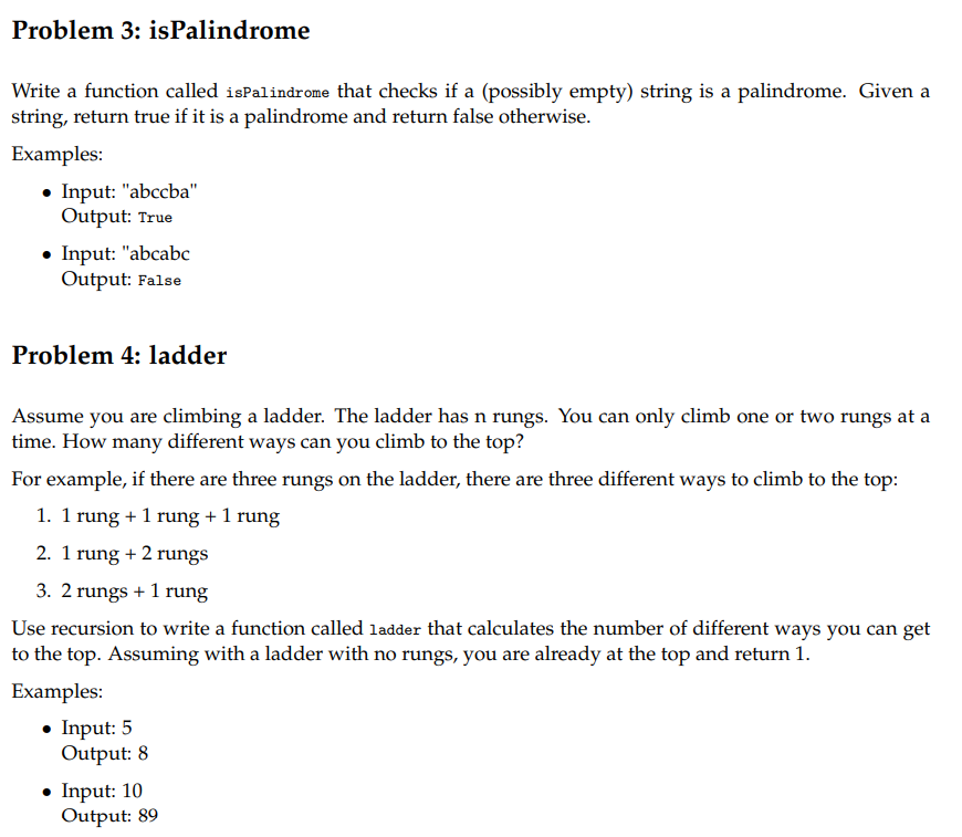 Solved Problem 1: smallest Write a recursive function called | Chegg.com