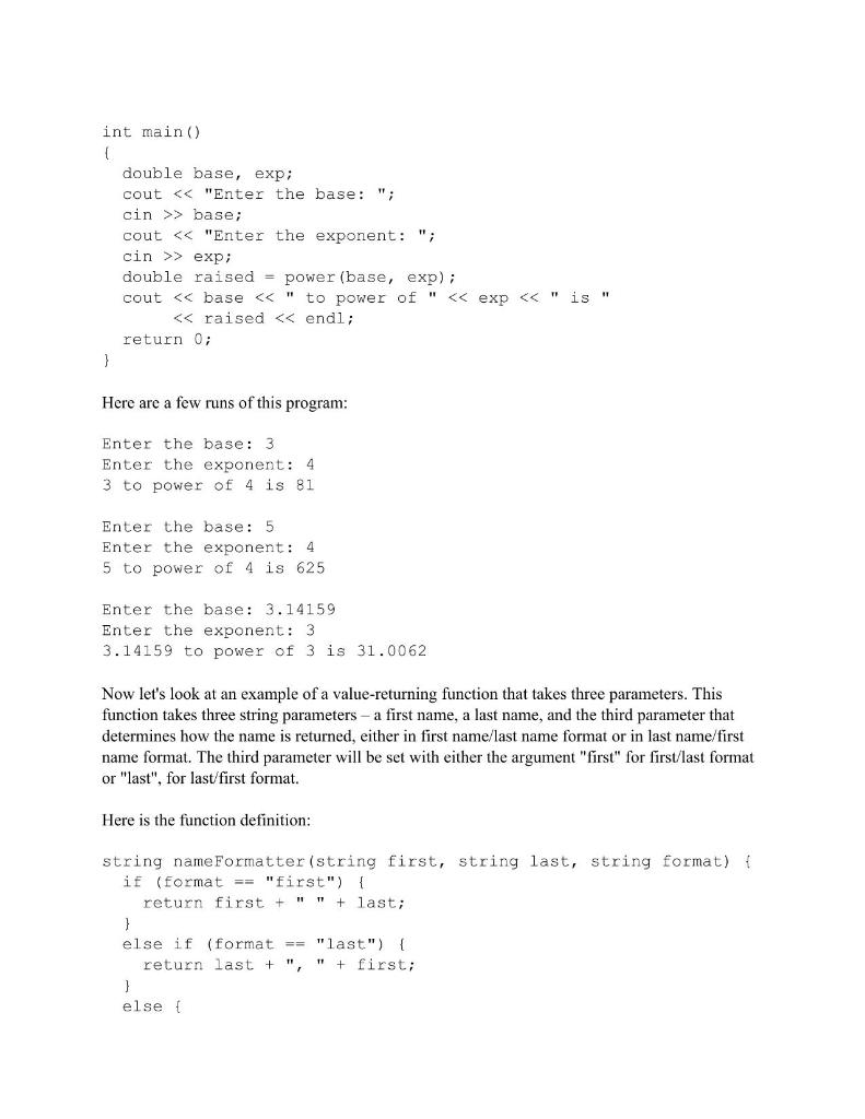 Solved please try and make it look how the examples did in | Chegg.com