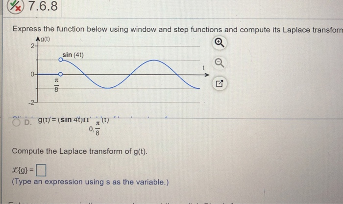 Solved Express the function below using window and step | Chegg.com
